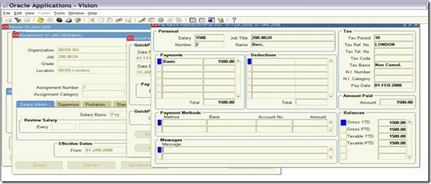 Oracle Applications: Configuration of Payroll